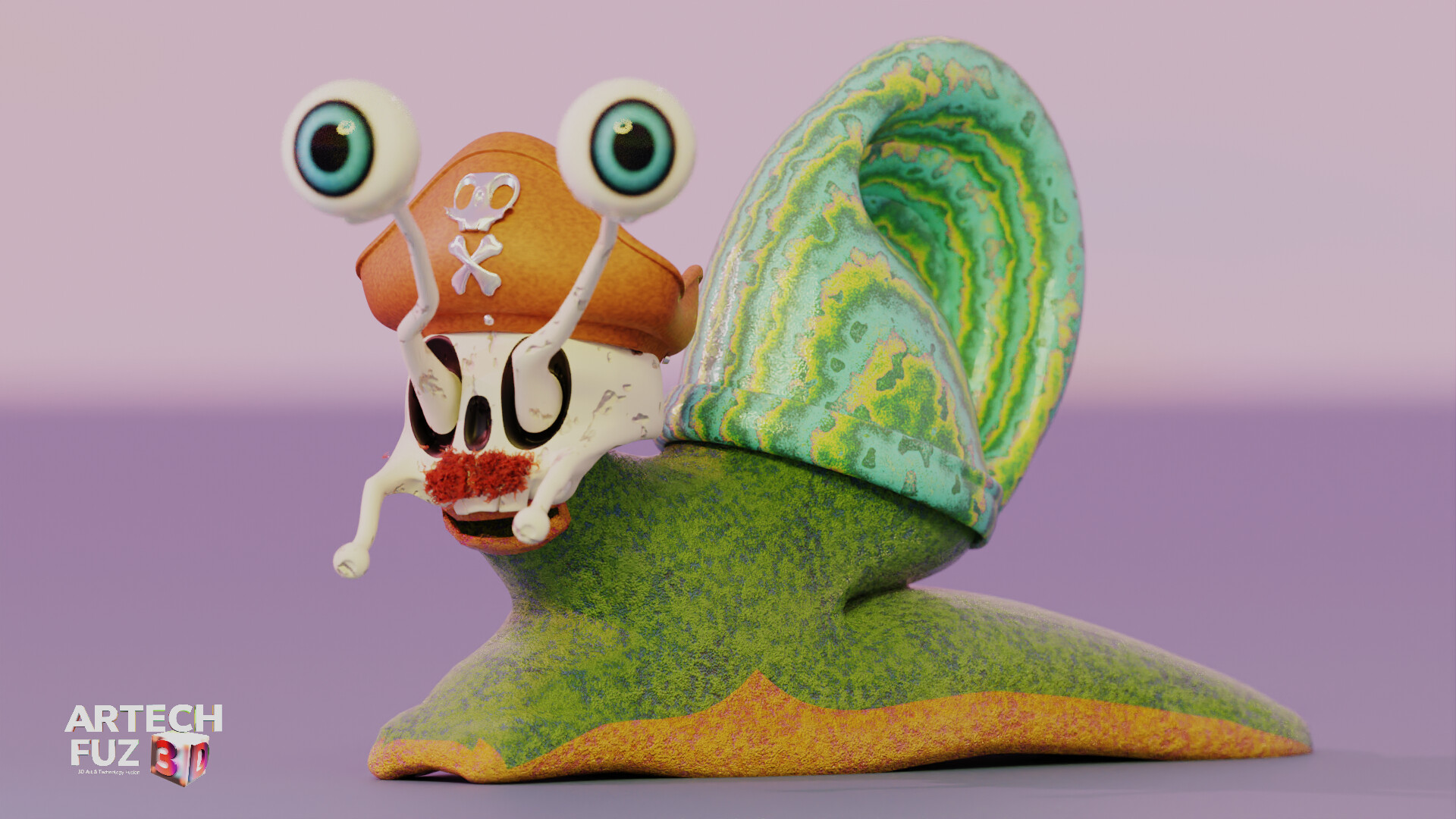 ArtStation - The Pirate Snail