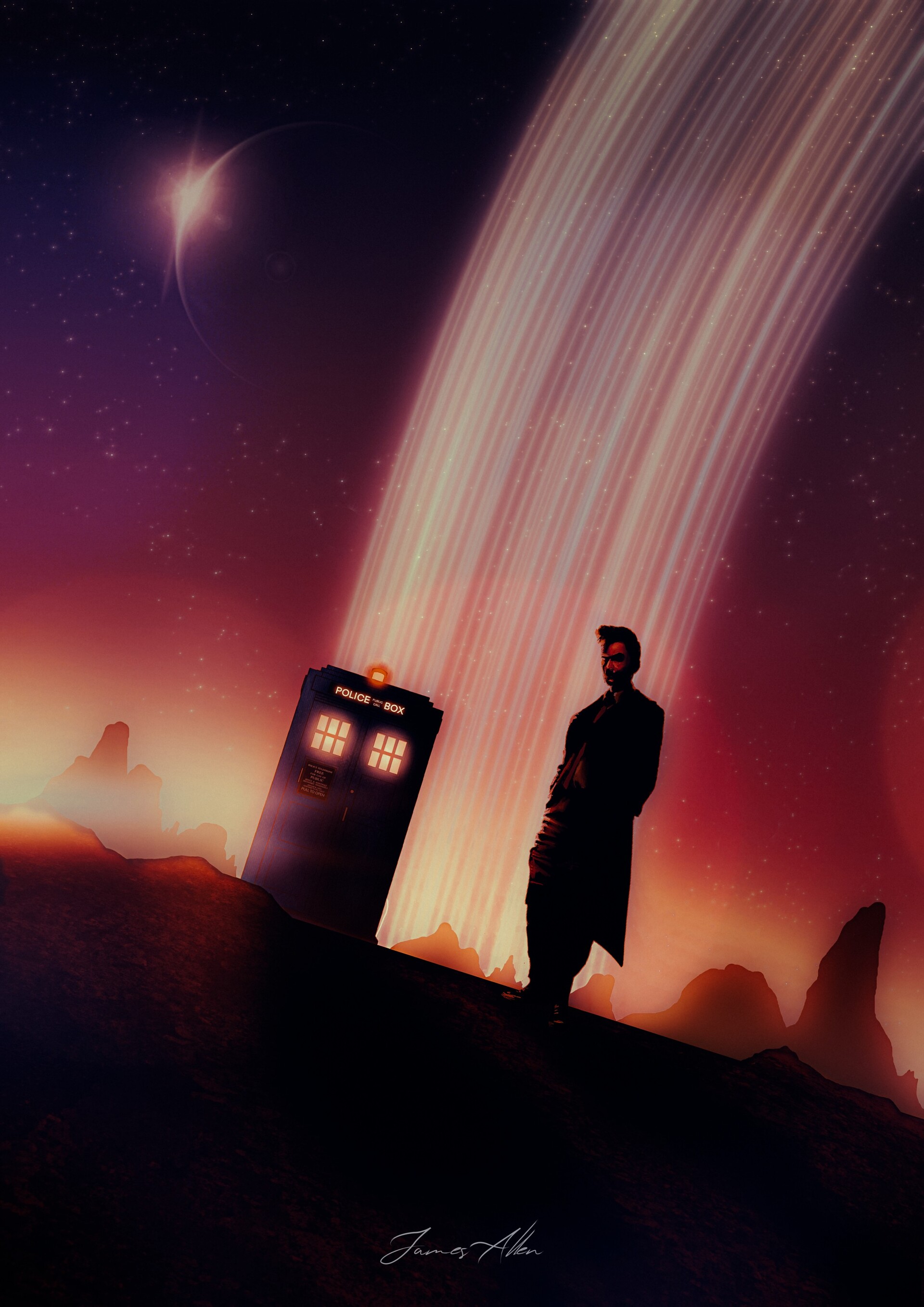 ArtStation - 14th Doctor Space Poster