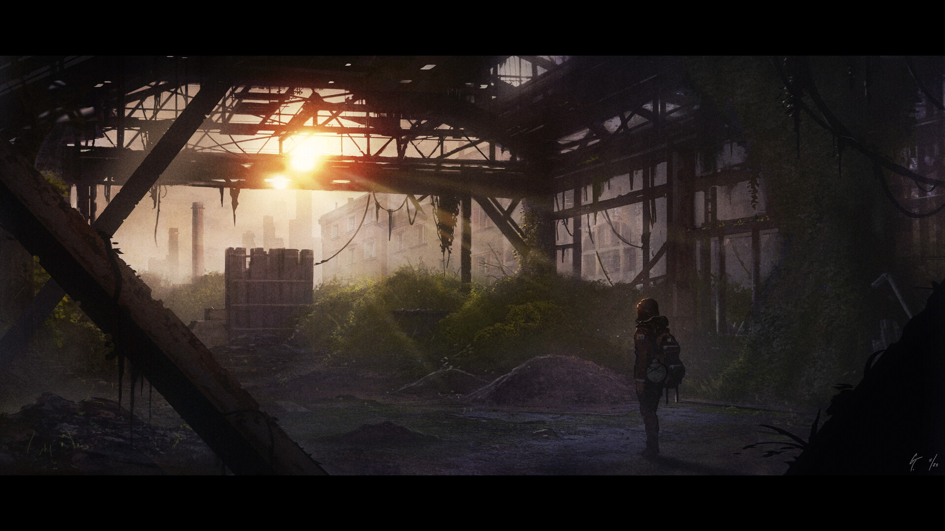 ArtStation - Post-apocalyptic Mill