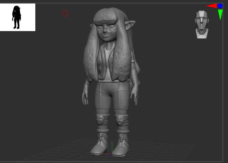 Chasical - Stylized Inkling Custom Character Sculpt
