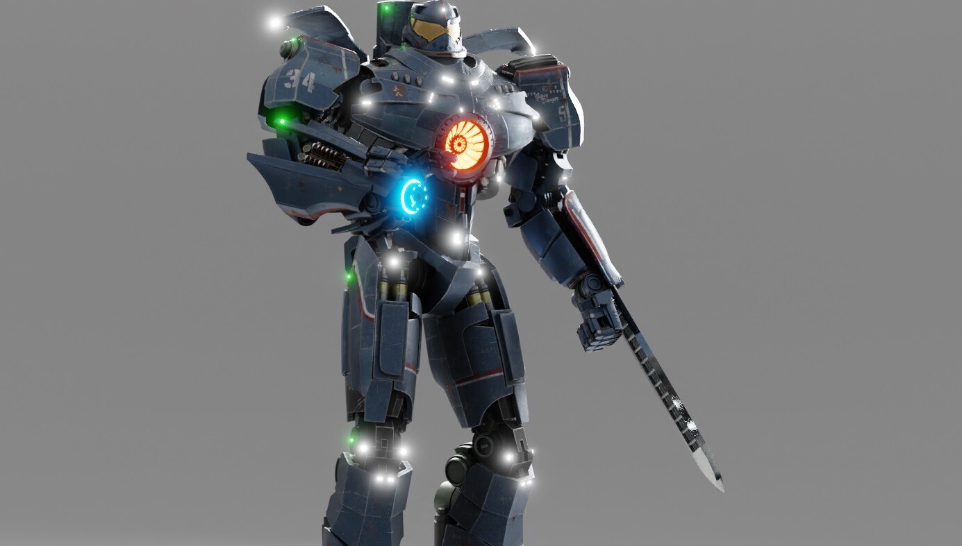 ArtStation - Gipsy Danger 3d model