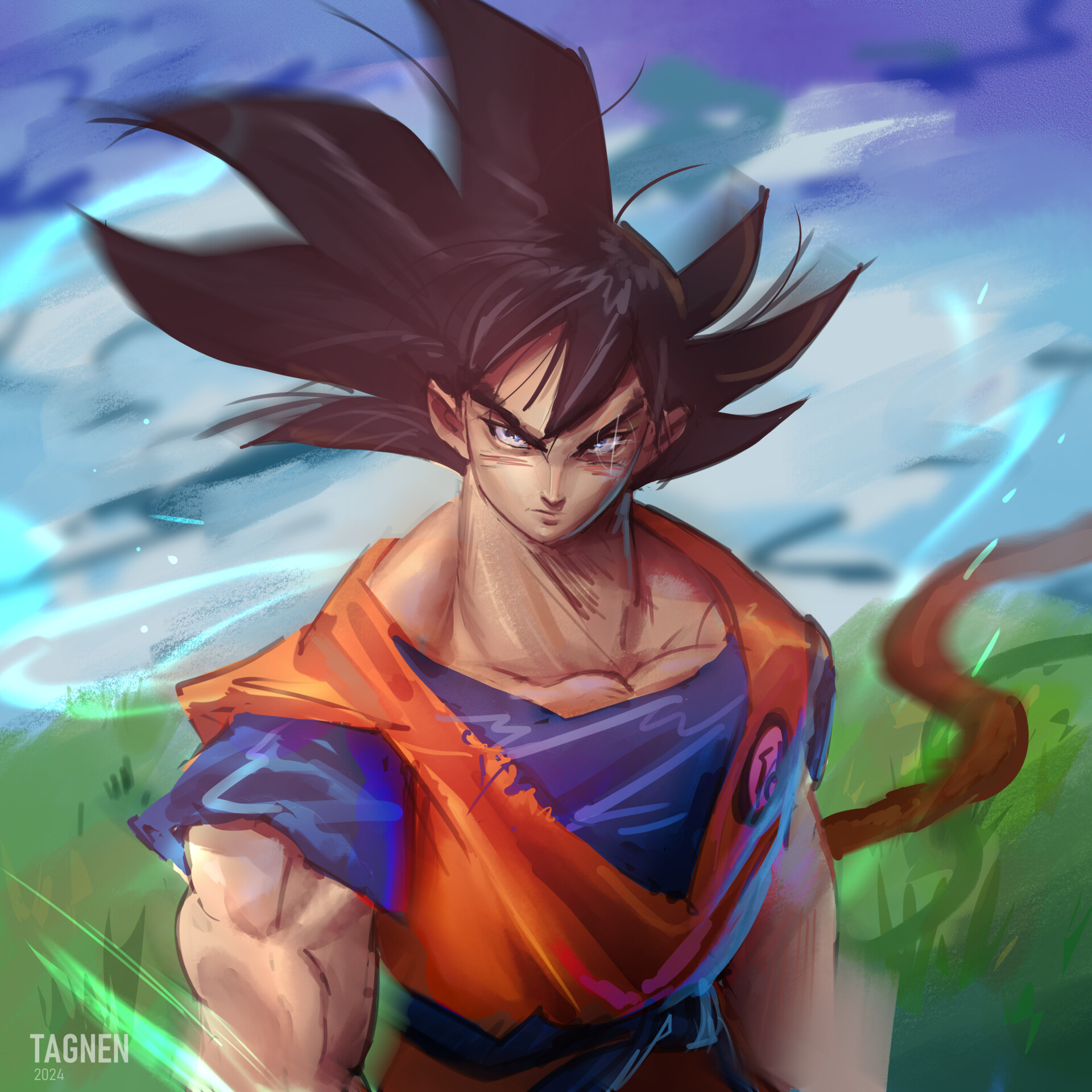 ArtStation - DBZ//KAKAROT FANART 🐒🟠⚔️