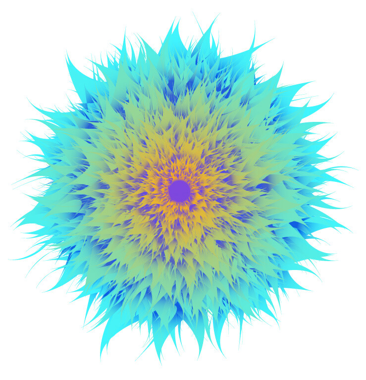 ArtStation - flower made in illustrator