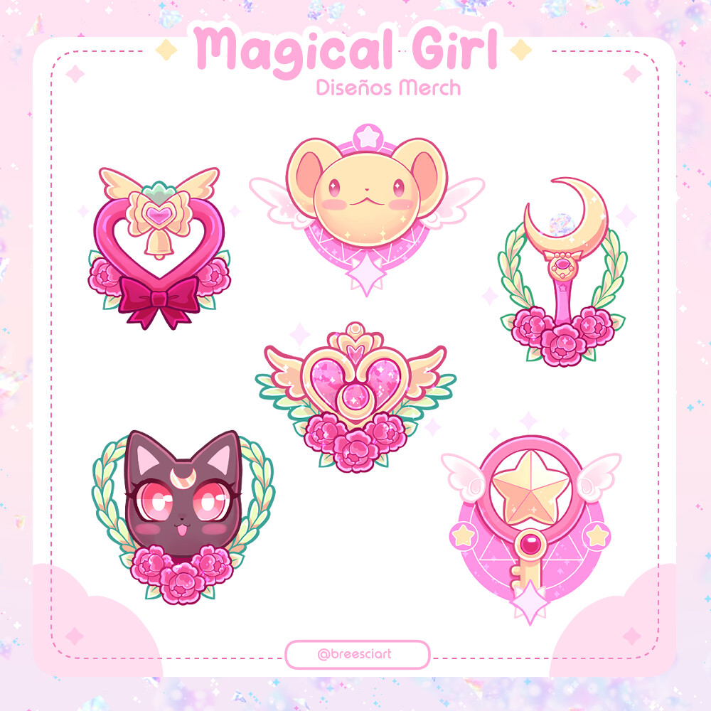 ArtStation - Cute merch design