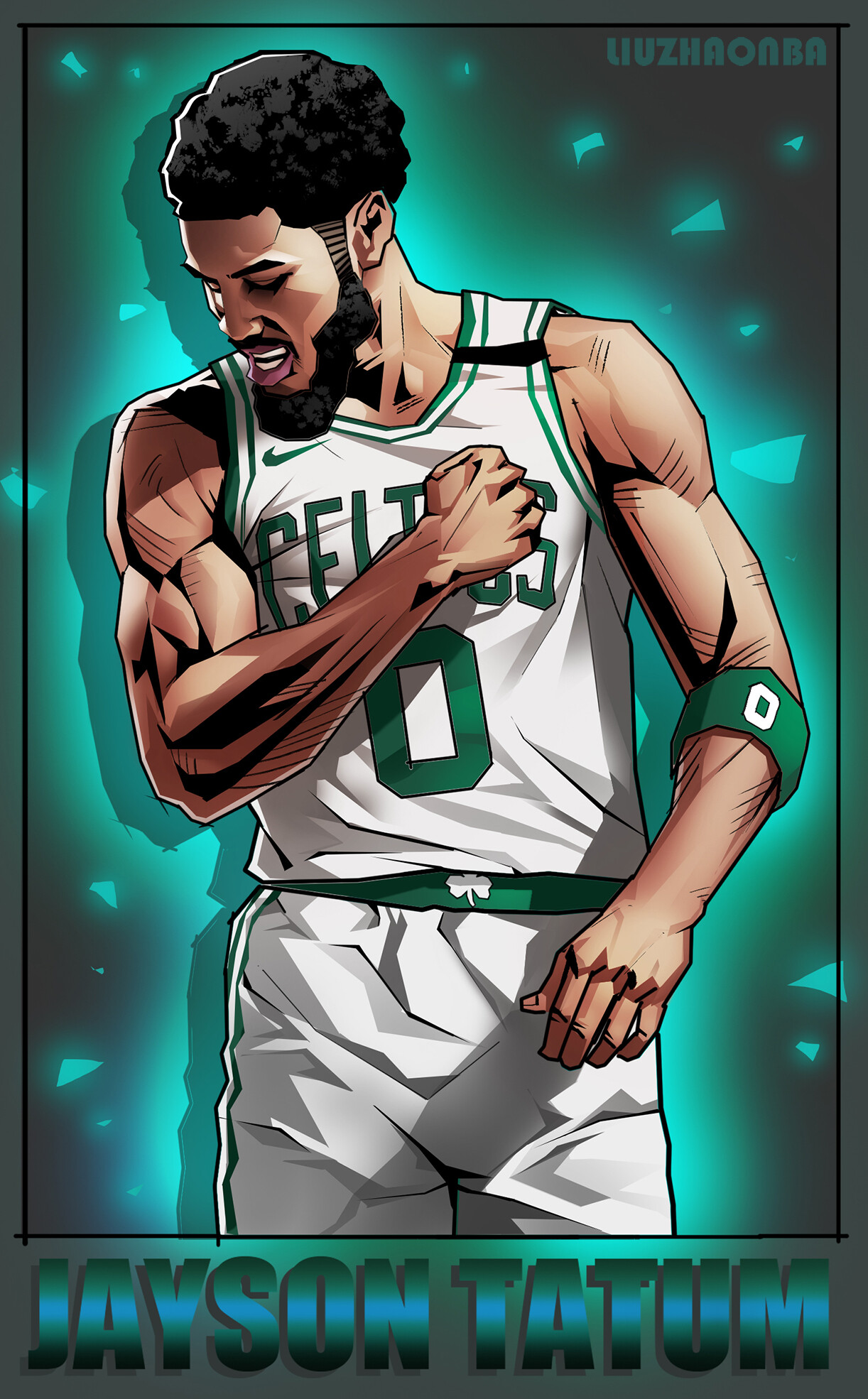 ArtStation - nba art Jayson Tatum