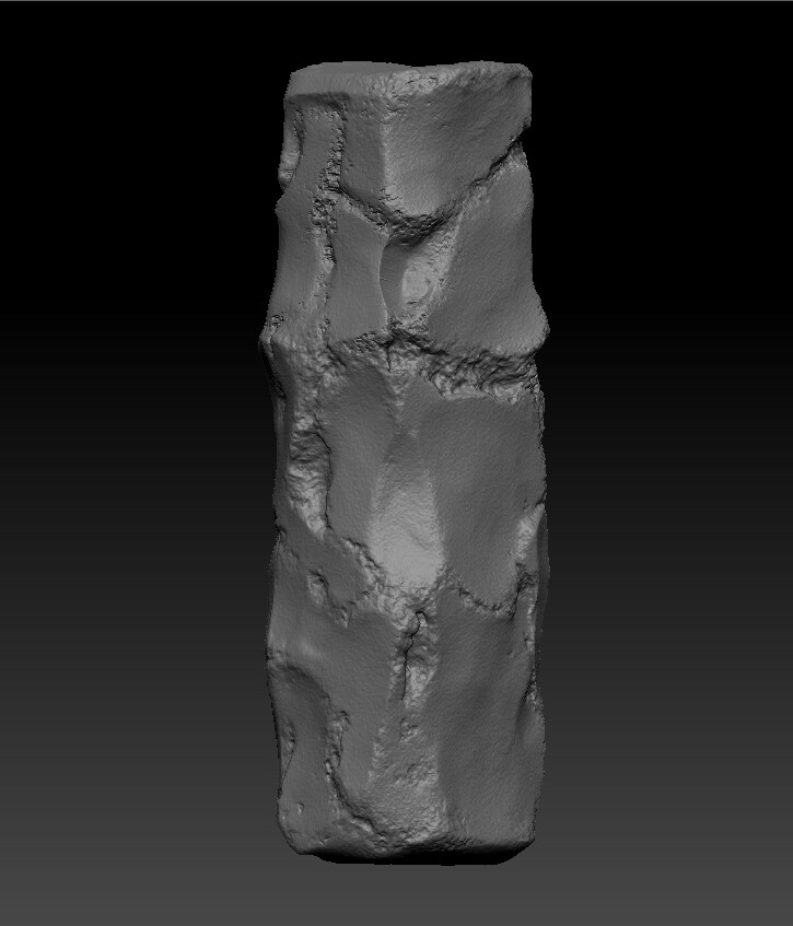 ArtStation - Concrete Pillar Sculpt (Untextured)