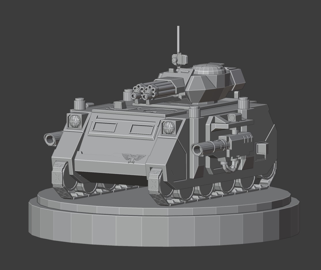 ArtStation - Warhammer 40.000: Predator Tank