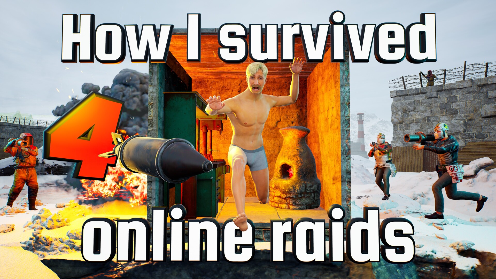 ArtStation - Collection of Youtube Thumbnails for Rust made in Unreal ...