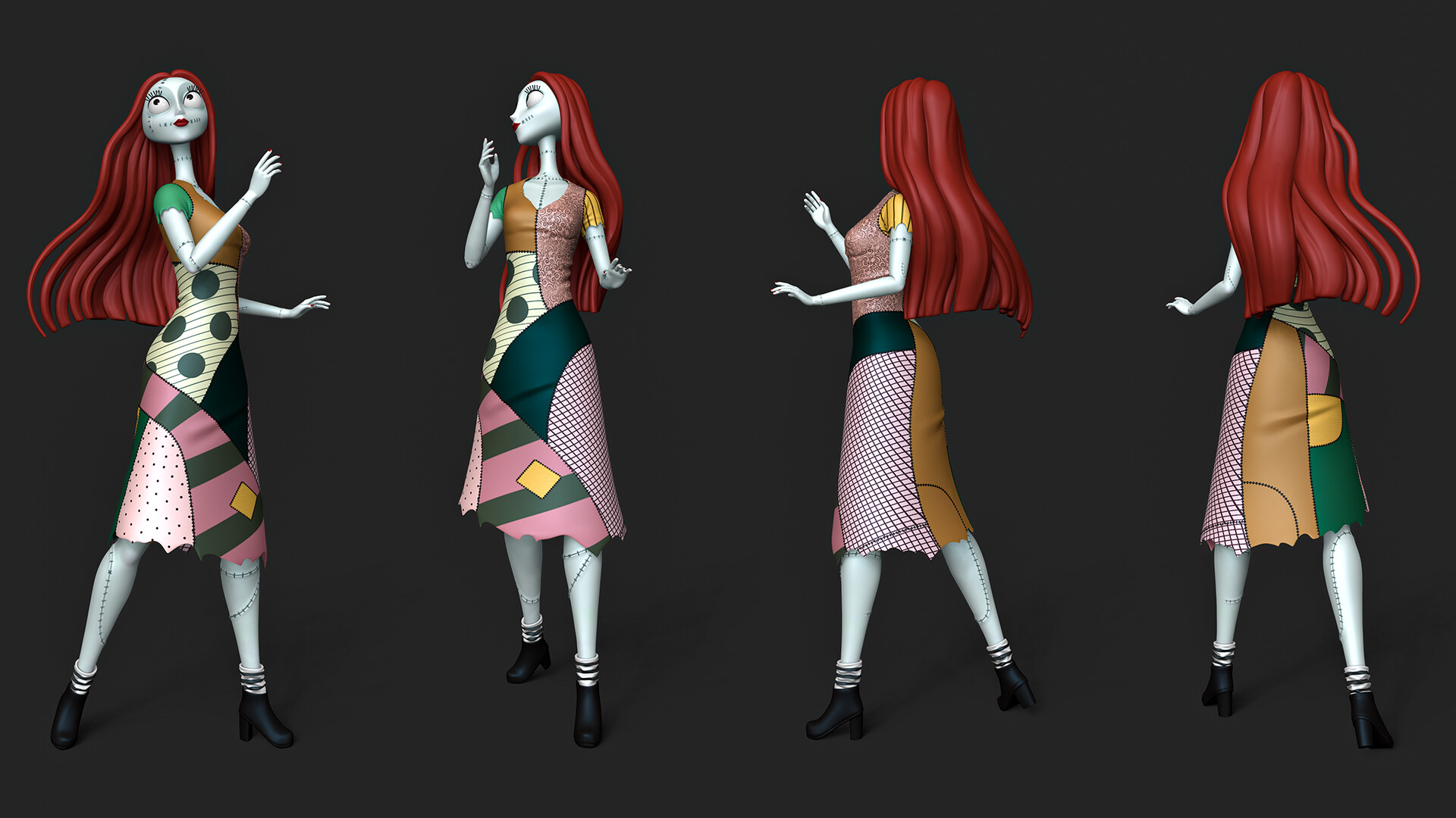 Sally Nightmare Before Christmas Back