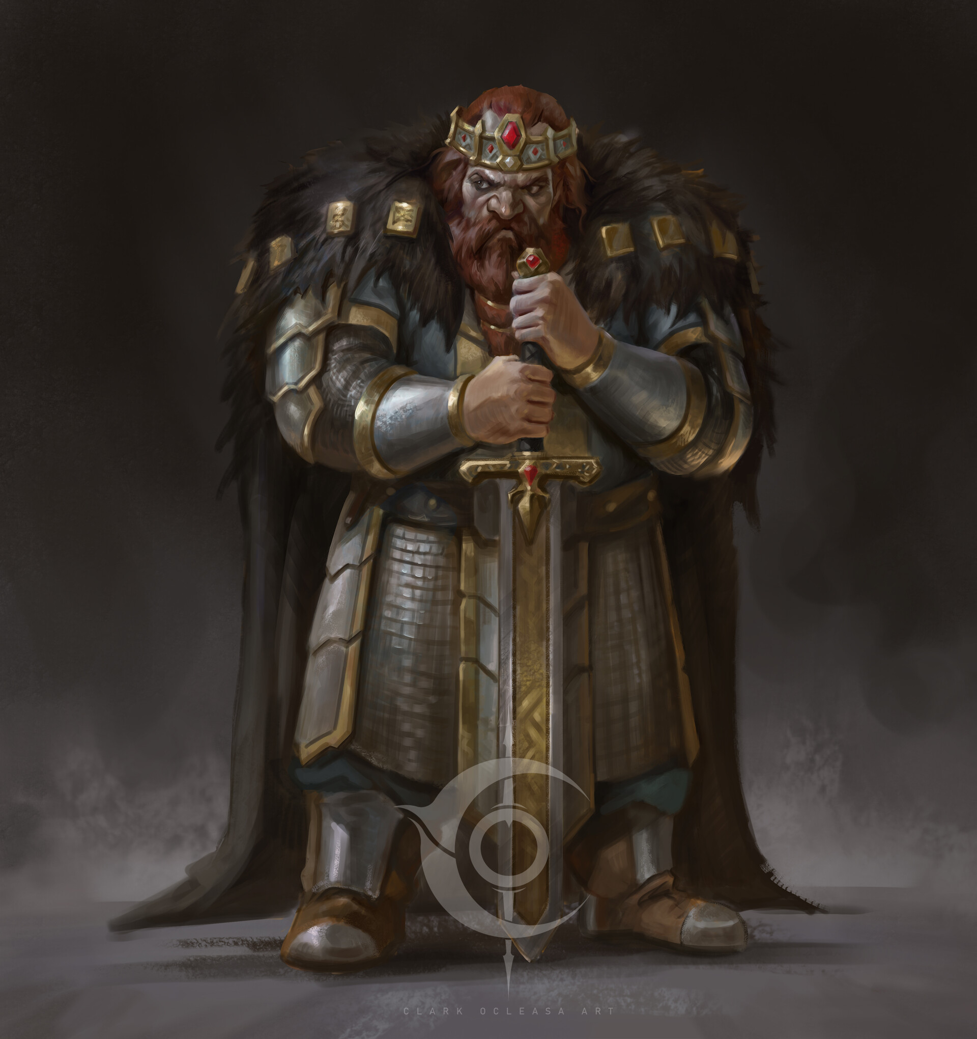 ArtStation - Dwarven Kings and Queens