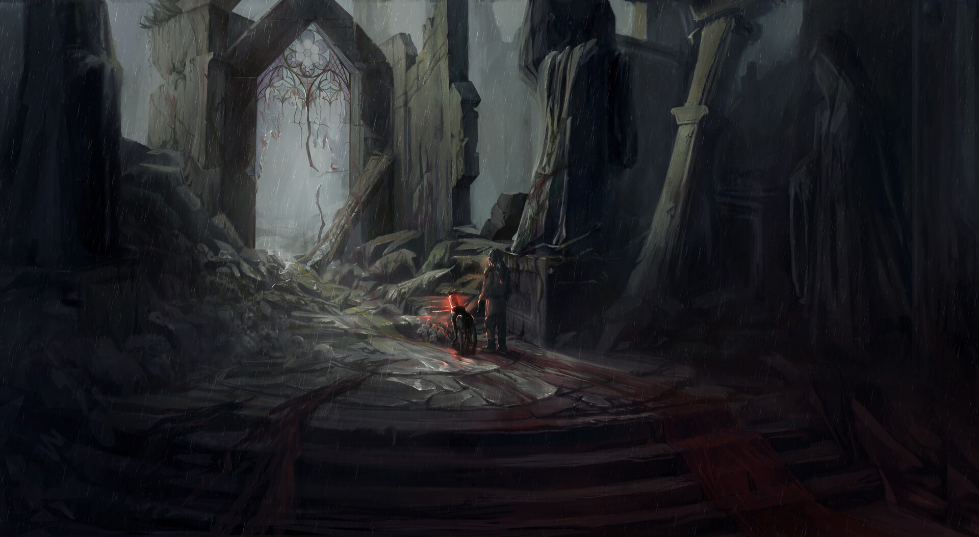 ArtStation - patient zero scene