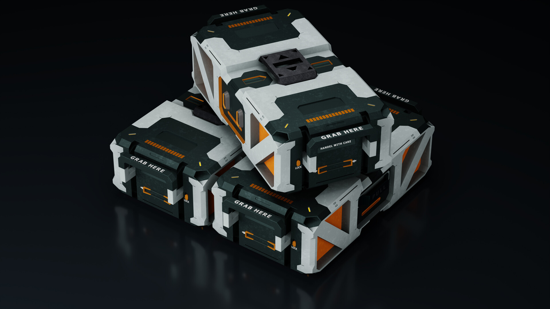 ArtStation - sci-fi crate