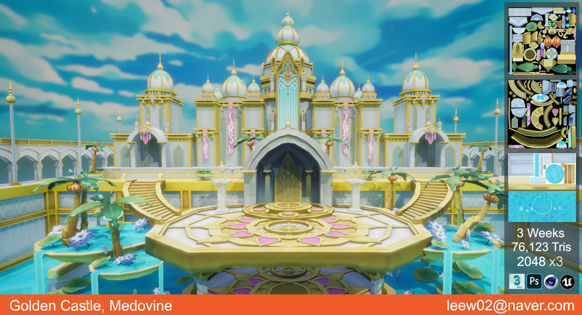 ArtStation - Golden Castle, Medovine