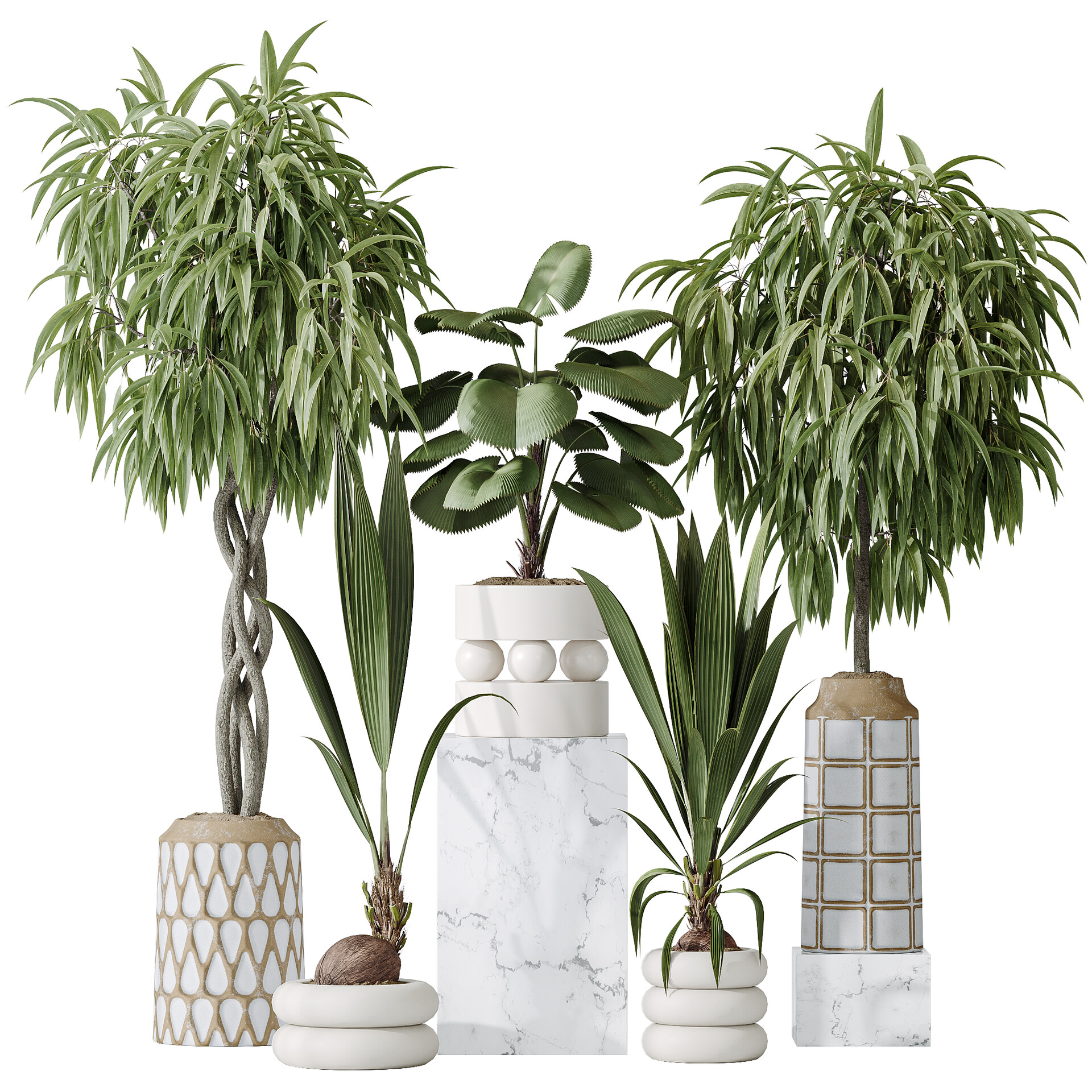 ArtStation - Indoor plant set 01