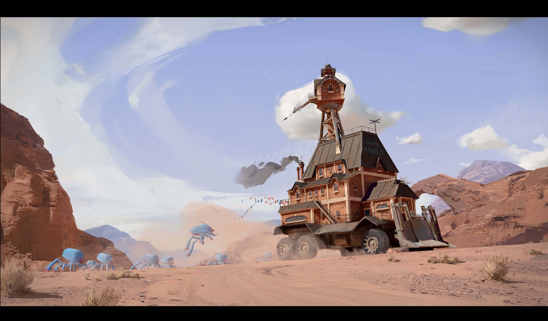 ArtStation - Anti-Monster House