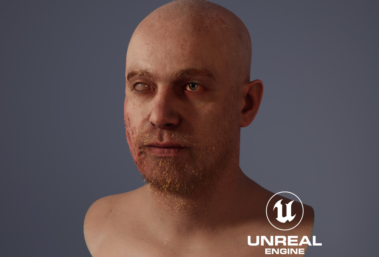 Oscar Gimenez Portfolio - Unreal 5 Metahuman Self-Portrait