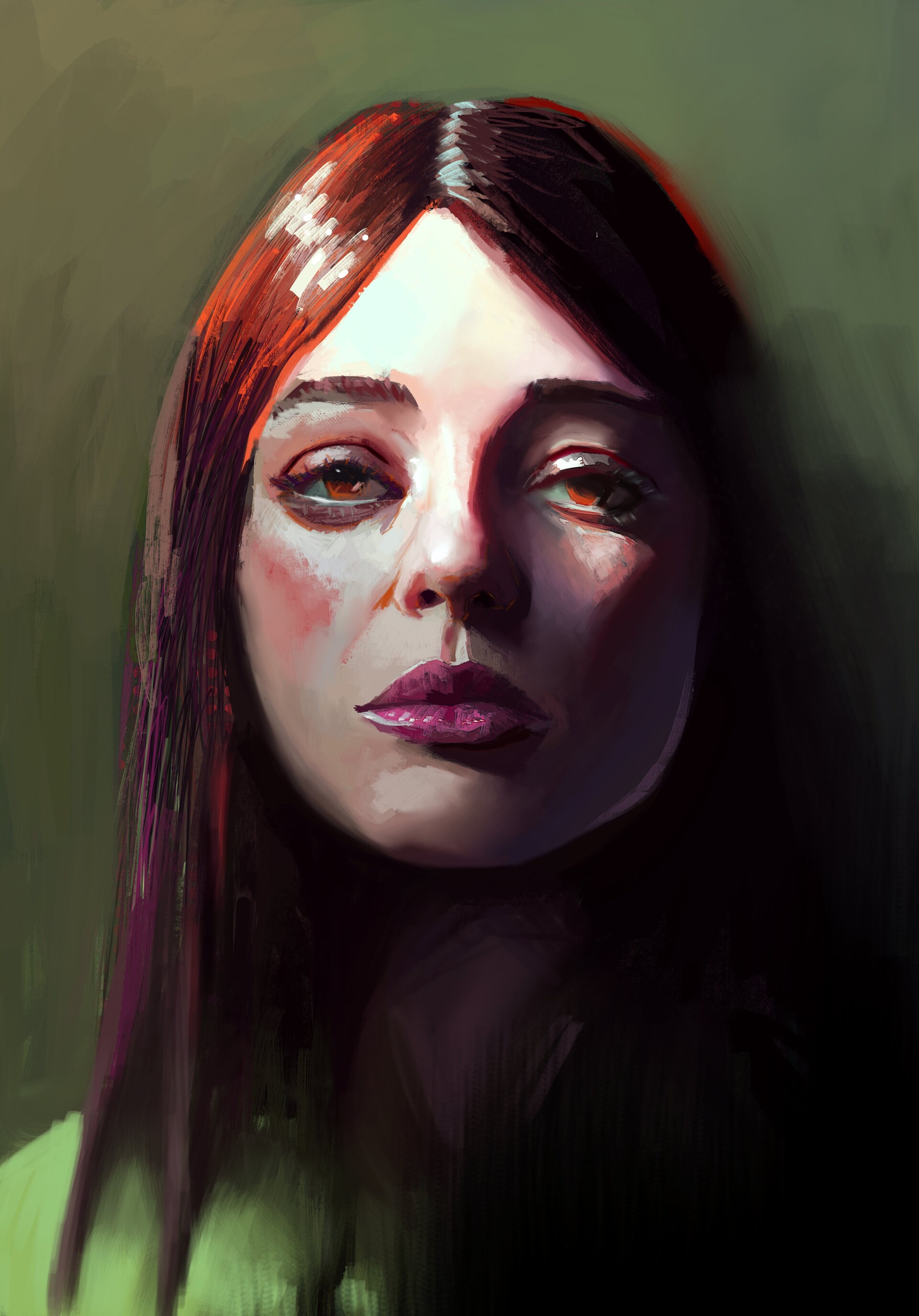 ArtStation - Red Lady