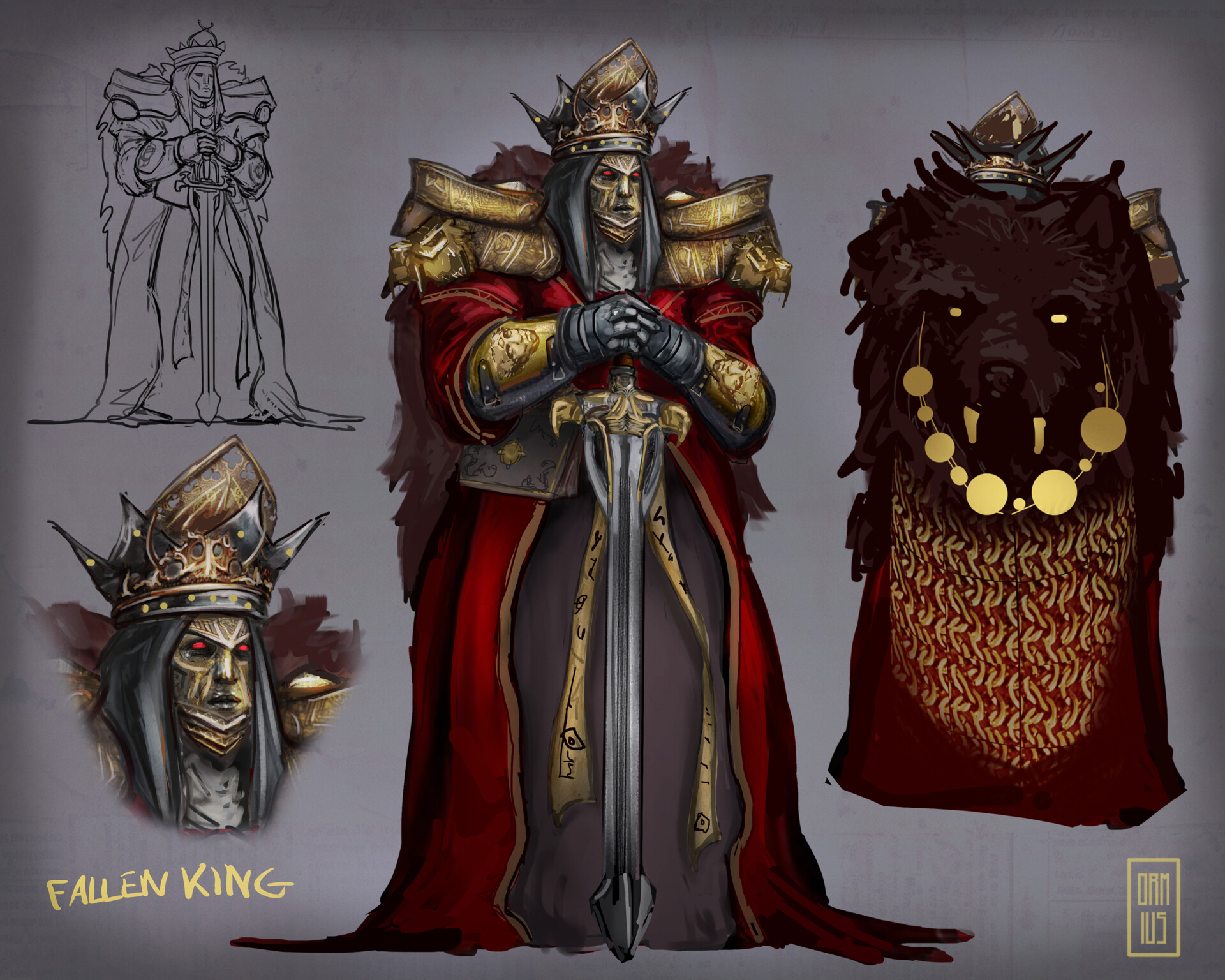 ArtStation - Fallen king