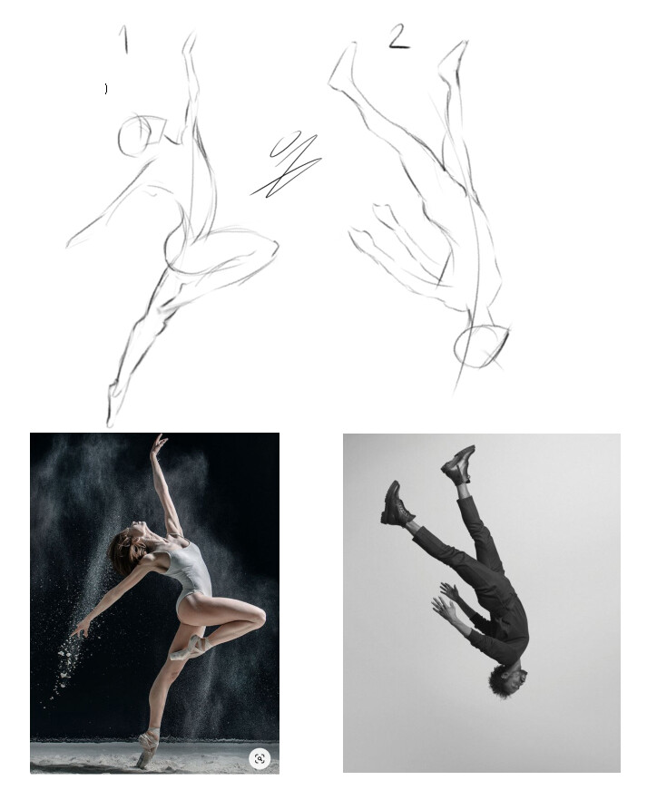 ArtStation - Gesture Drawing Study (Dynamic poses)
