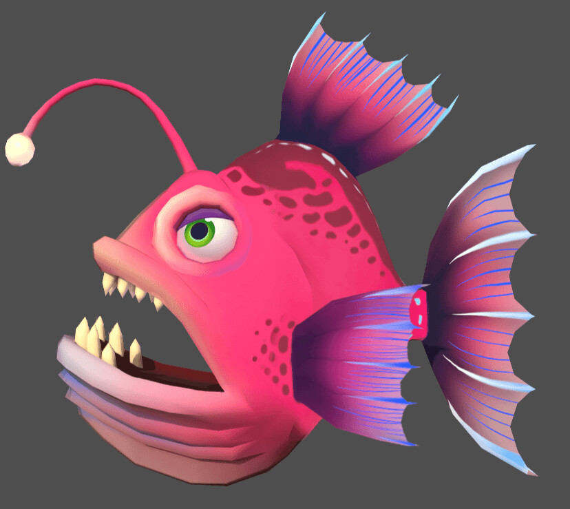 ArtStation - Angler fish