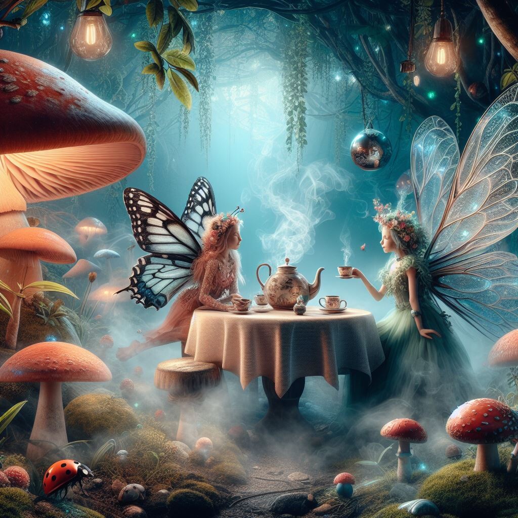 Ralf Sommer - "Two opposing Fairies are having Tea"