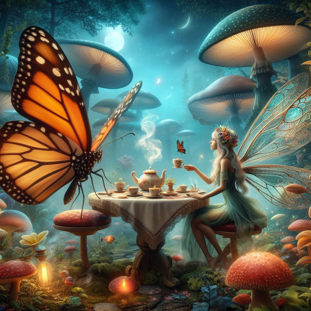 Ralf Sommer - "Two opposing Fairies are having Tea"