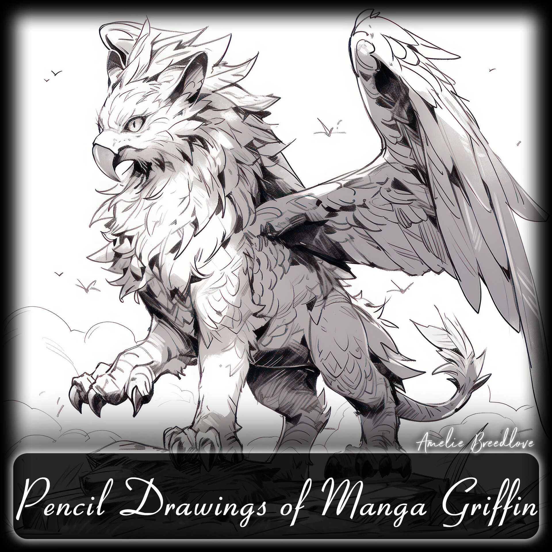 ArtStation - 200 Pencil Drawings of Manga Griffin (Full Body) Reference ...