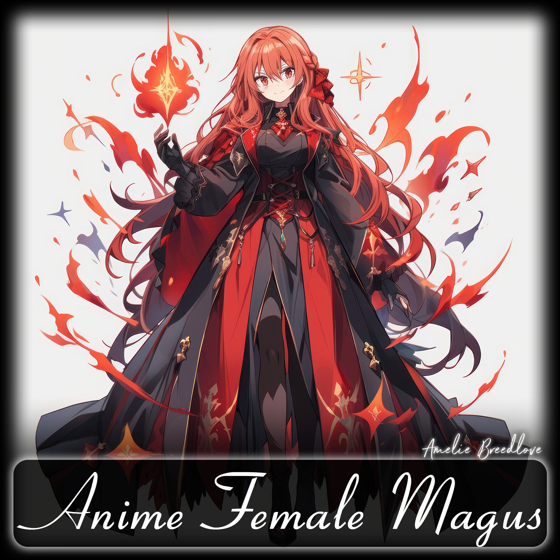 Amelie Anime - 200 Anime Female Magus (Full Body) Reference Pack | 4K ...