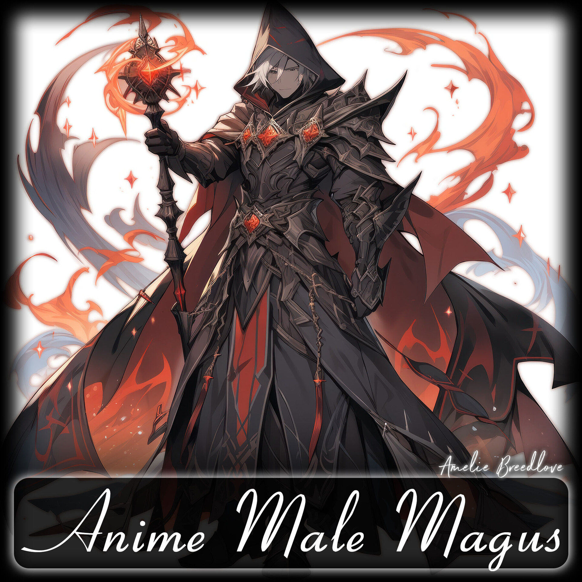 ArtStation - 200 Anime Male Magus (Full Body) Reference Pack | 4K | v.116