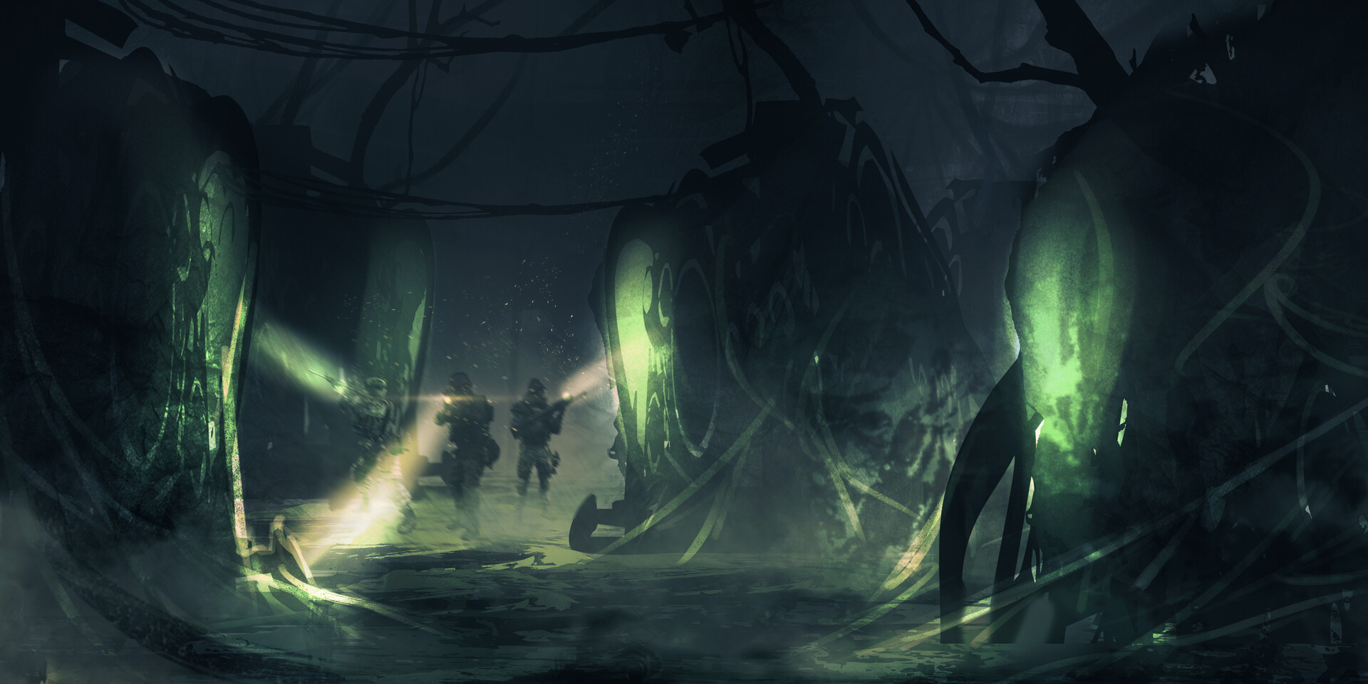 ArtStation - Alien Breed Concept Scene