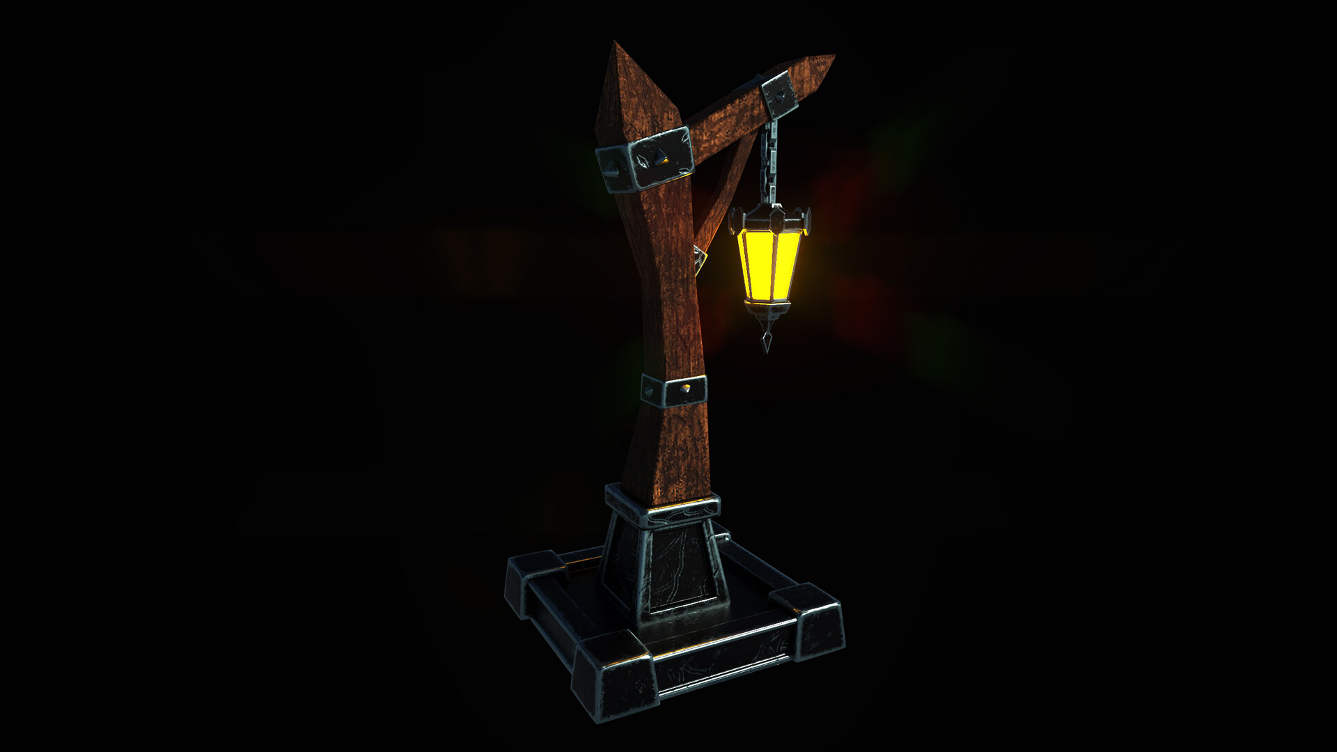 ArtStation - Stylized Street Lamp