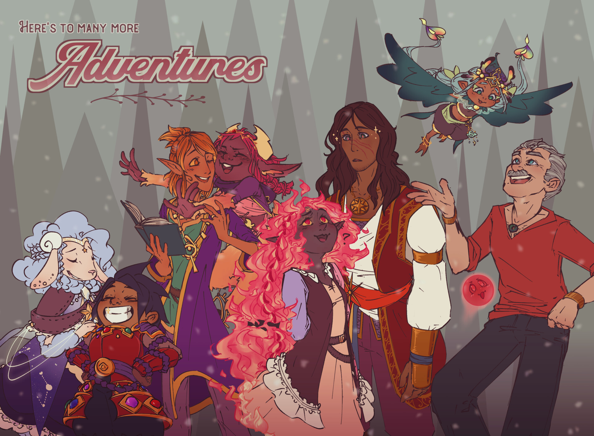 ArtStation - Character Group-Shot -- The Adventuring Party