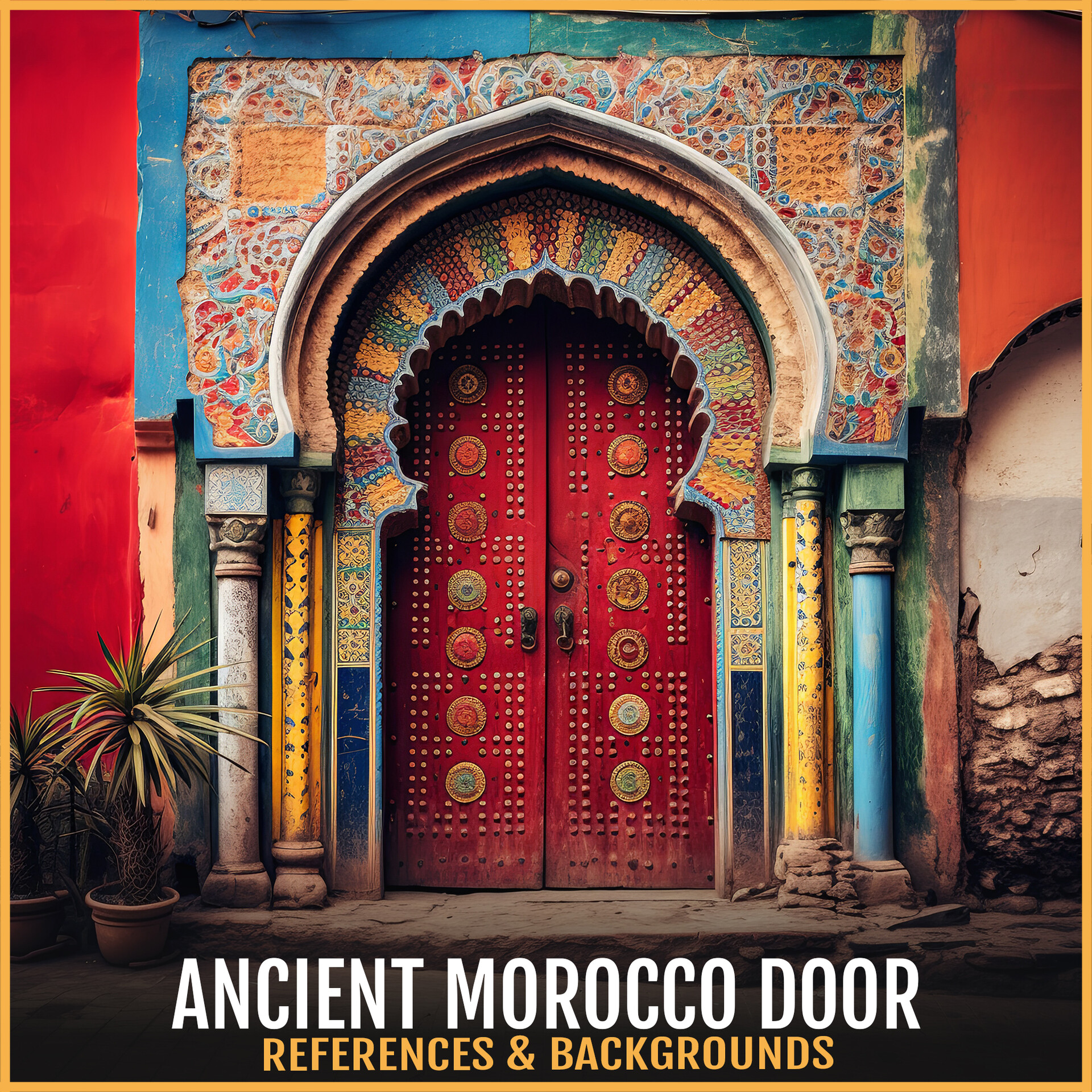 ArtStation - 505 Ancient Morocco Door