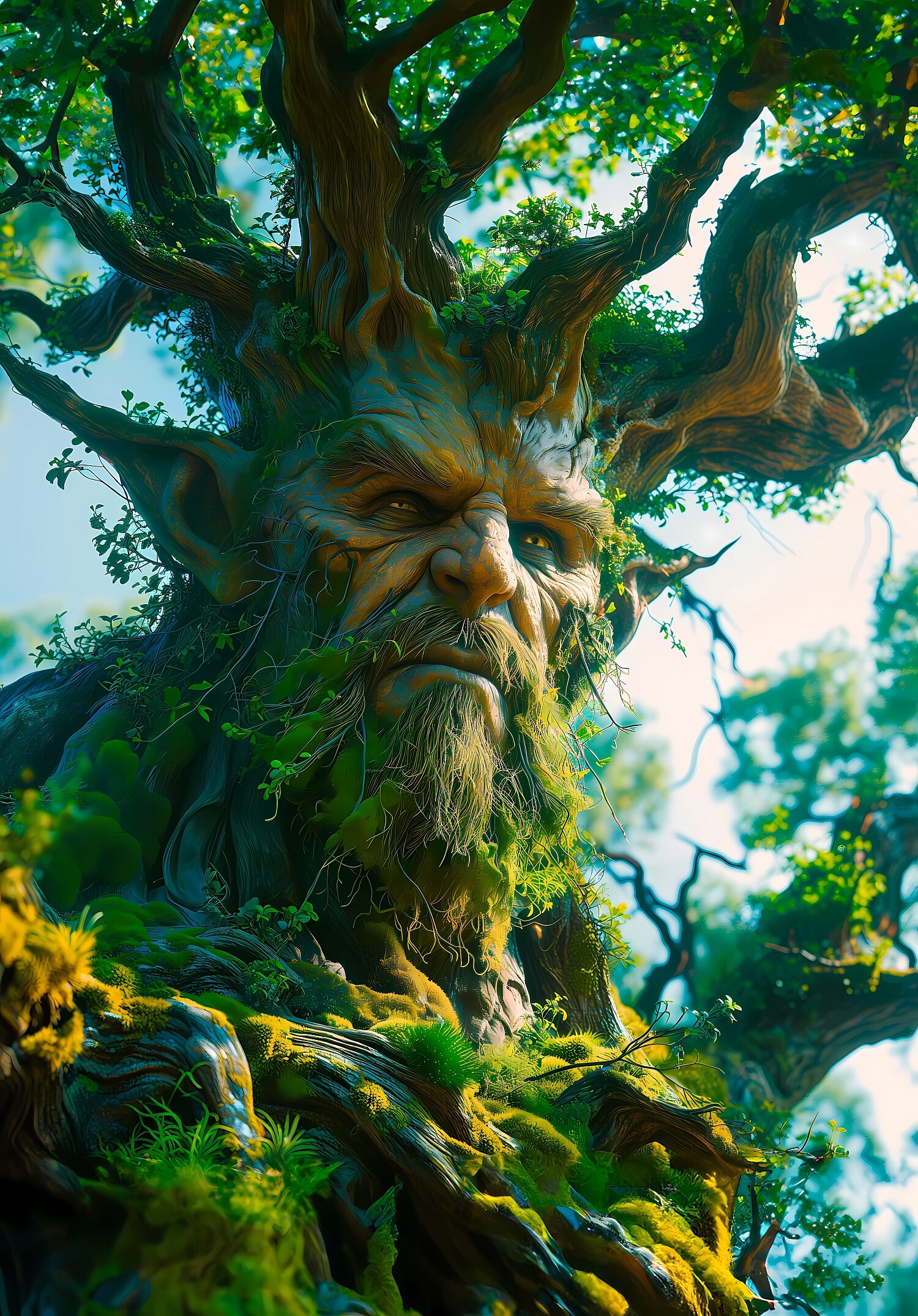 ArtStation - Naturil, the Great Nature Druid