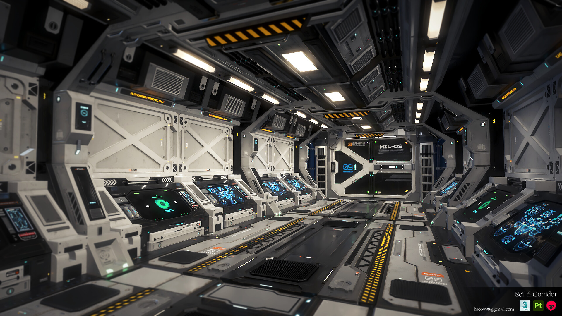 ArtStation - Sci-Fi Corridor