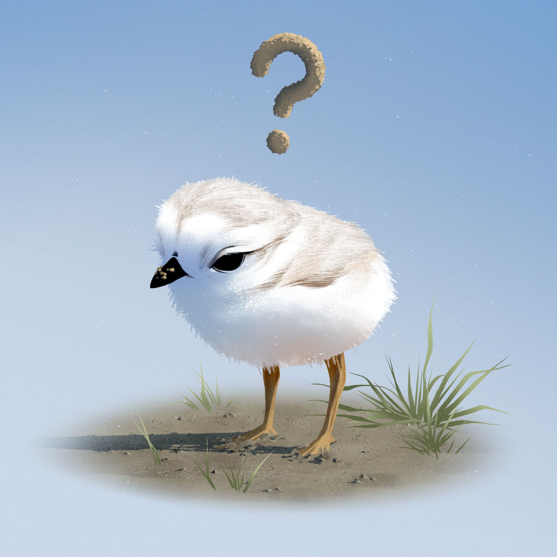 ArtStation - Plover chick