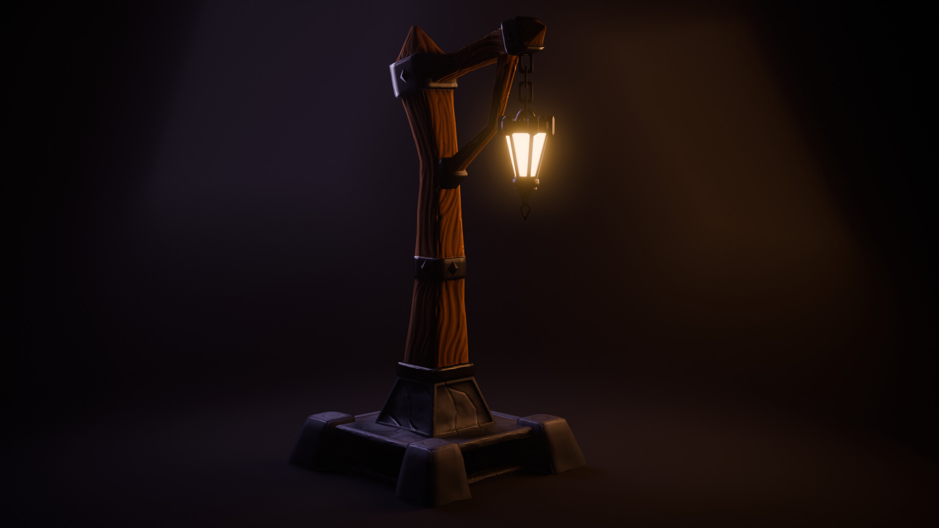 ArtStation - Stylized Street Light