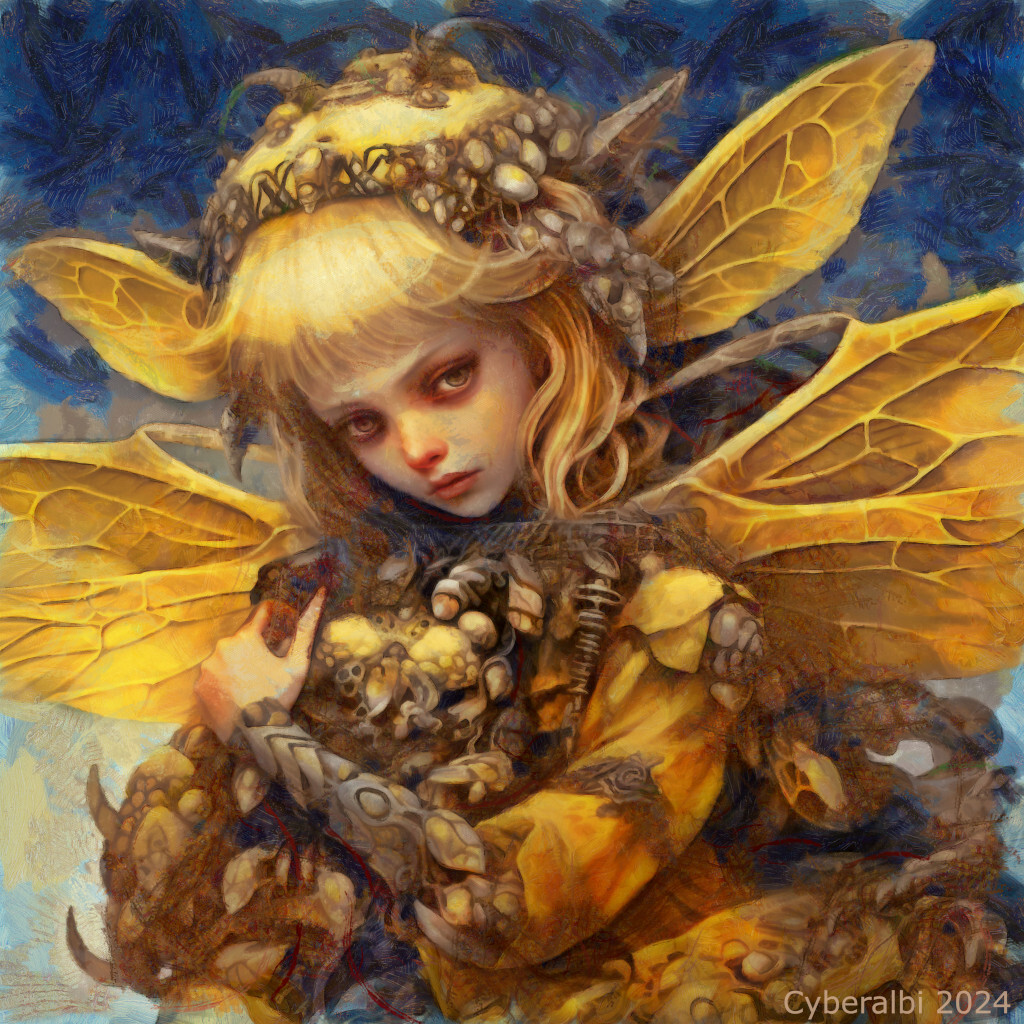 ArtStation - Beautiful and charming bee girl
