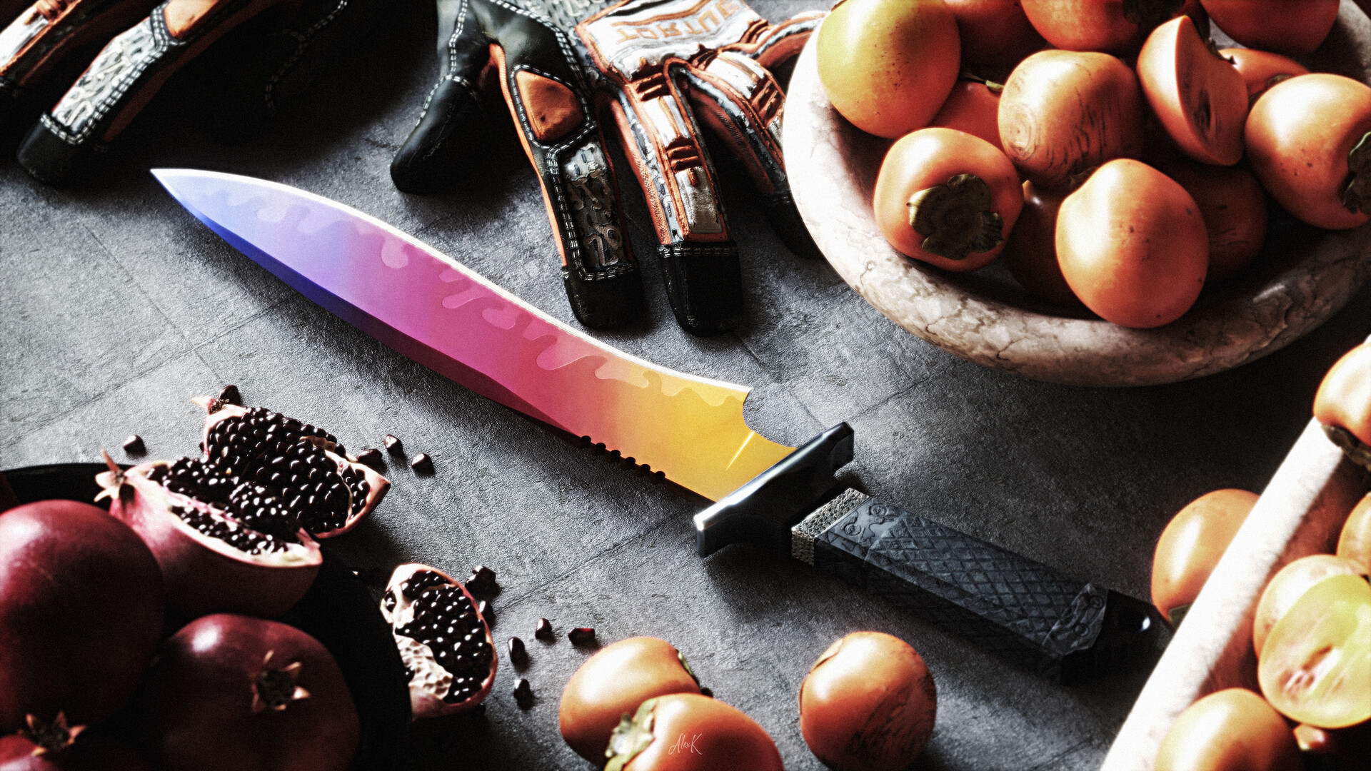 AlexK Artist - Up close!