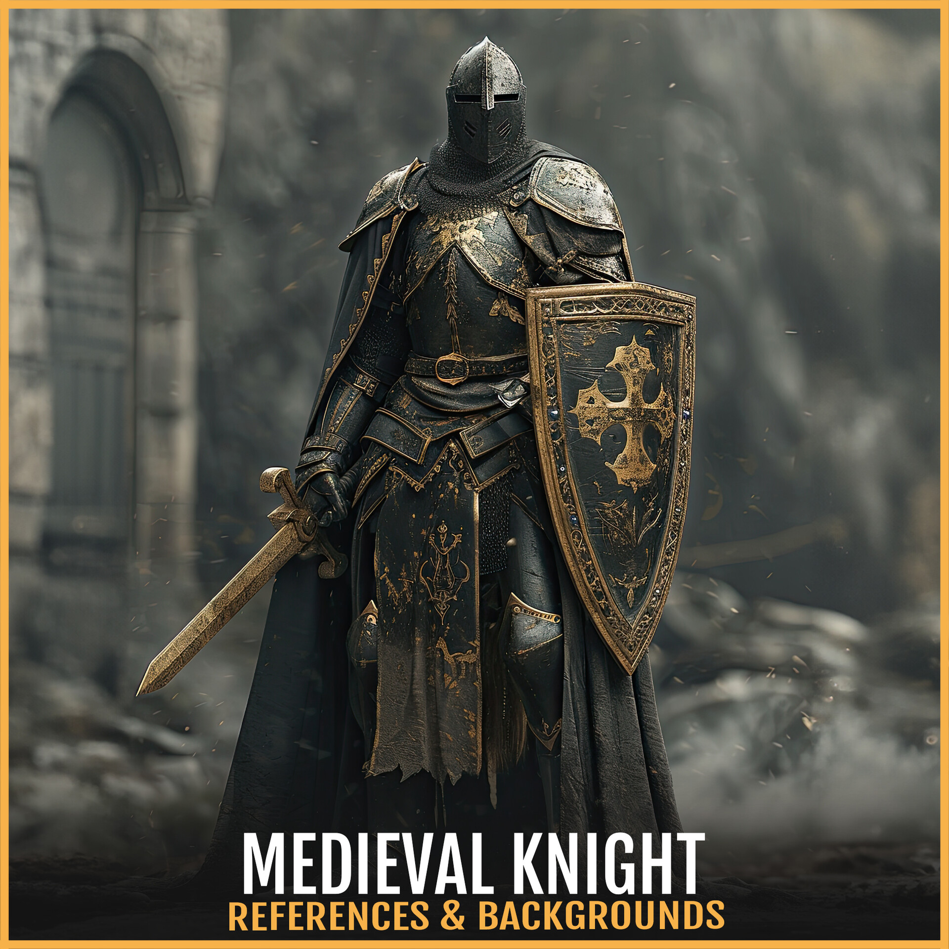 ArtStation - 505 Medieval Knight Game Character