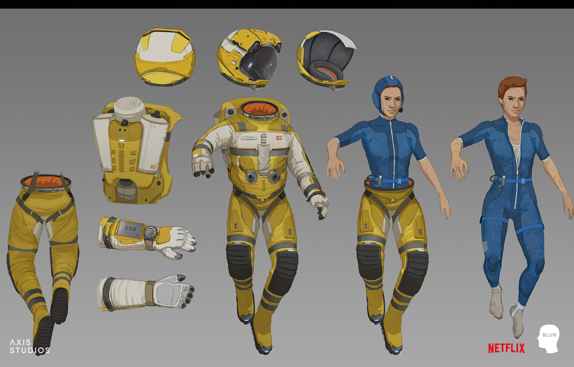 Axis Studios - Love, Death, and Robots: Helping Hand- Character Details