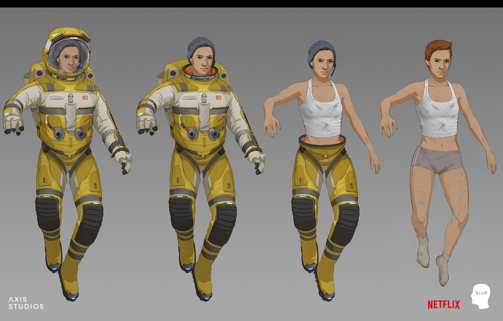 Axis Studios - Love, Death, and Robots: Helping Hand- Character Details