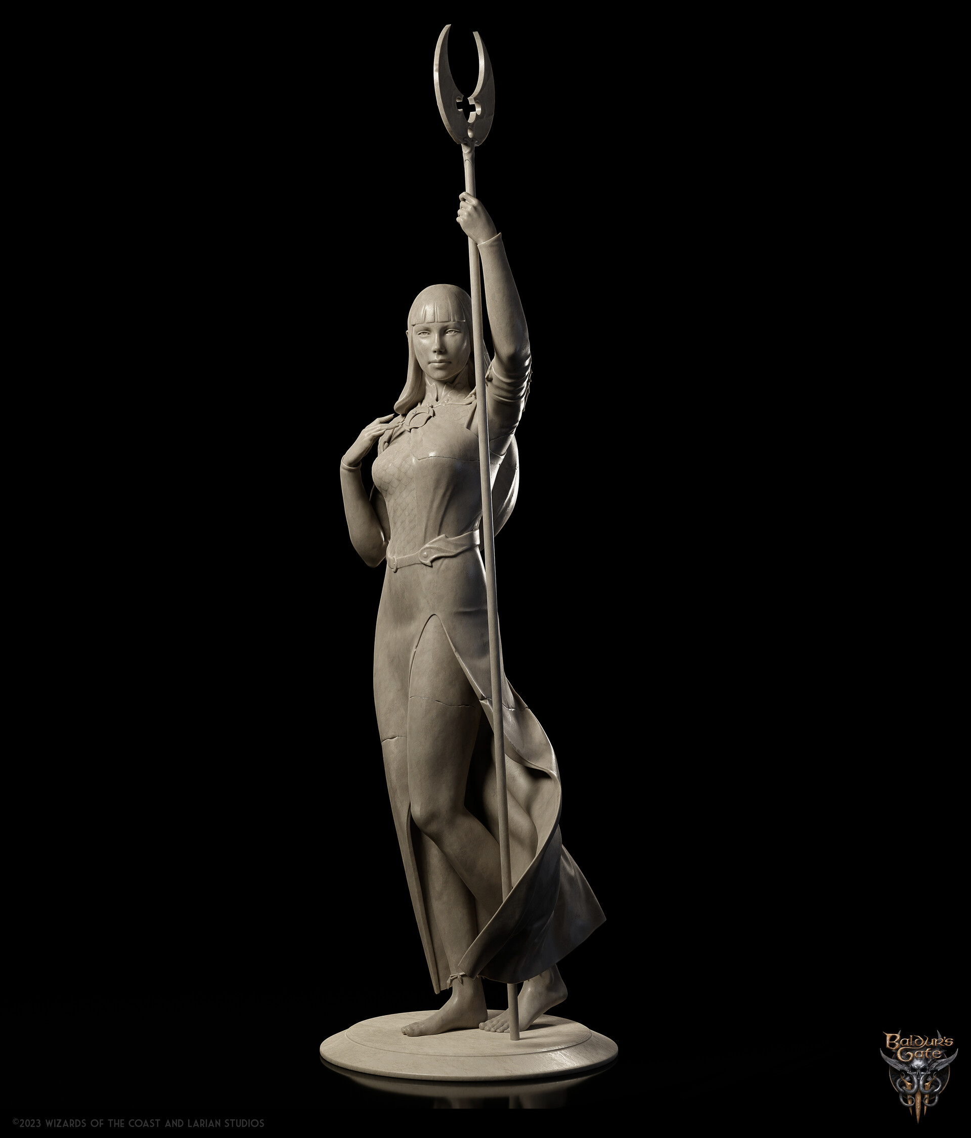 Maxime Ponslet - Selune Statue - Baldur's Gate 3