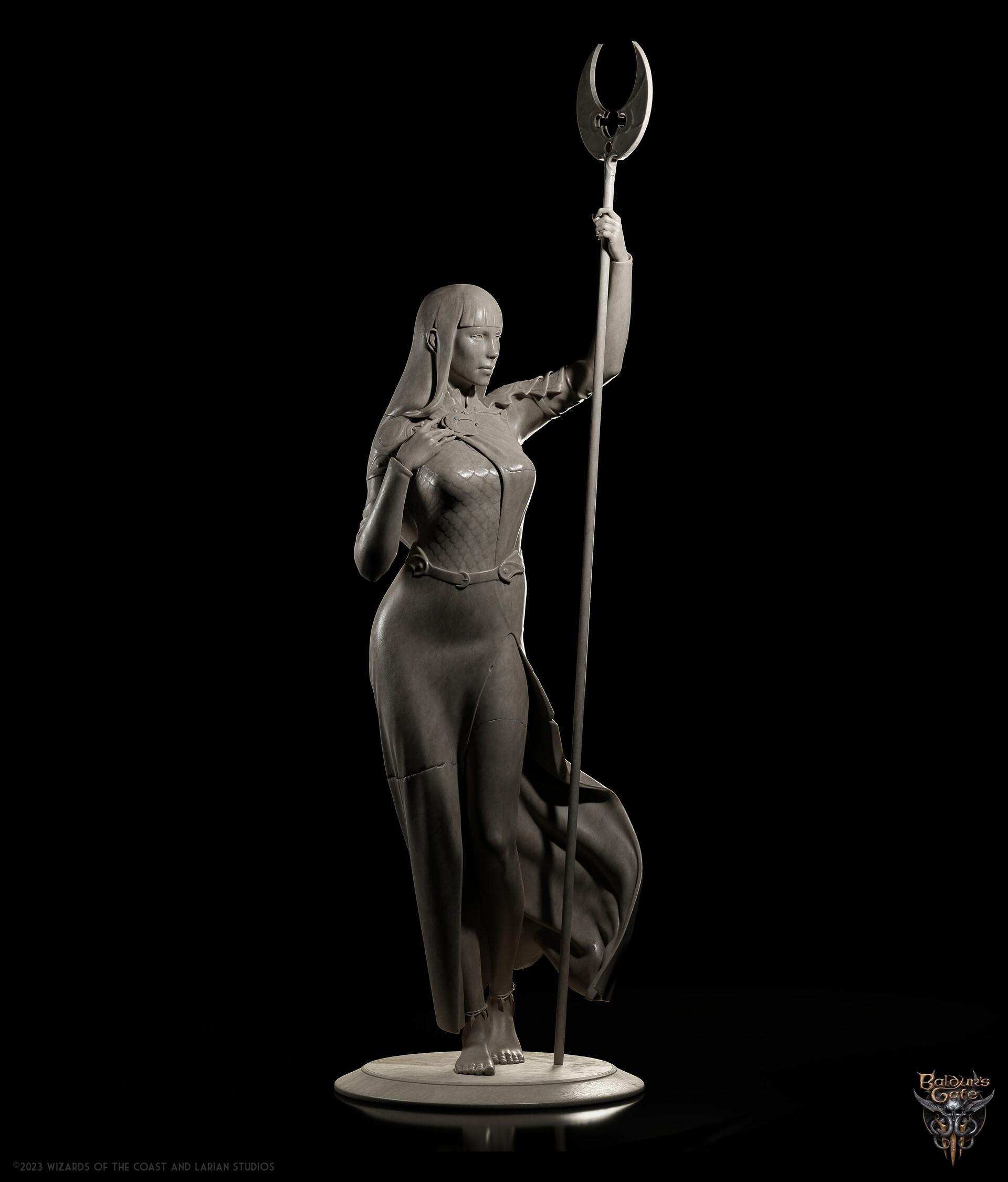 Maxime Ponslet - Selune Statue - Baldur's Gate 3