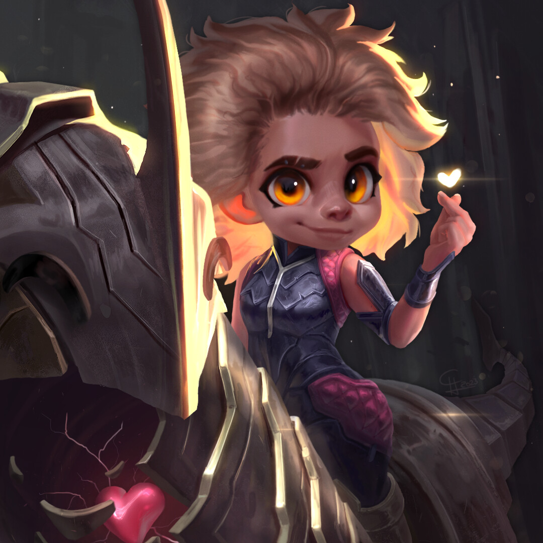 ArtStation - Rell The Iron Chibi (Character Painting & Fanart | 2023)
