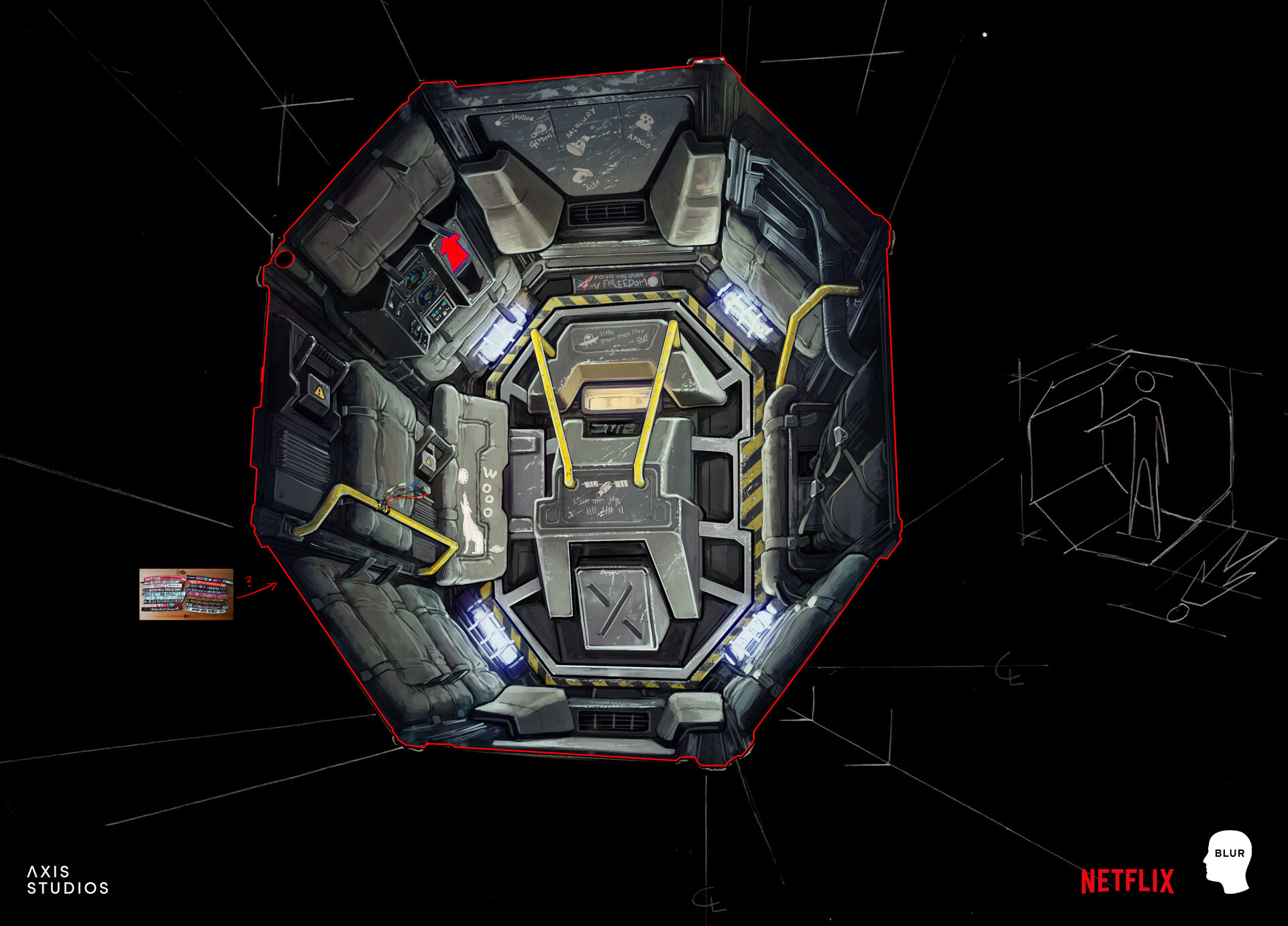 Axis Studios - Love, Death, and Robots: Helping Hand- Environments