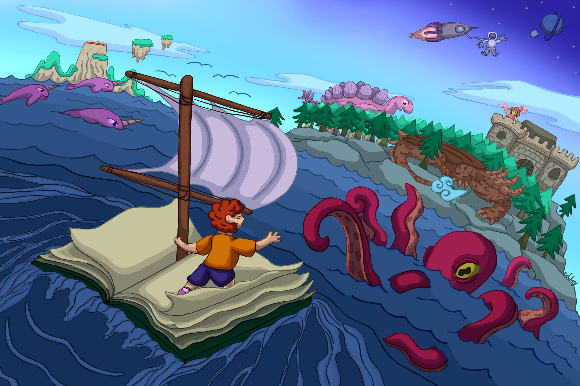 ArtStation - Book Raft