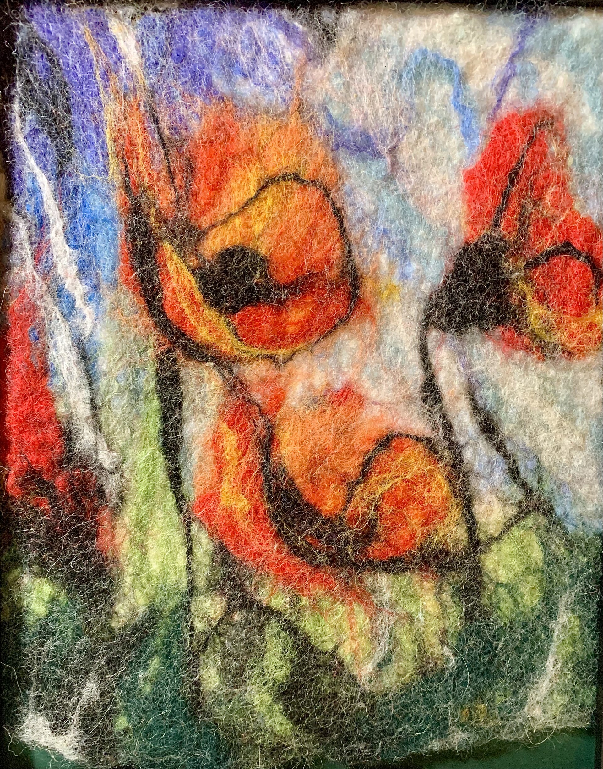 ArtStation - Felted Poppy Flowers