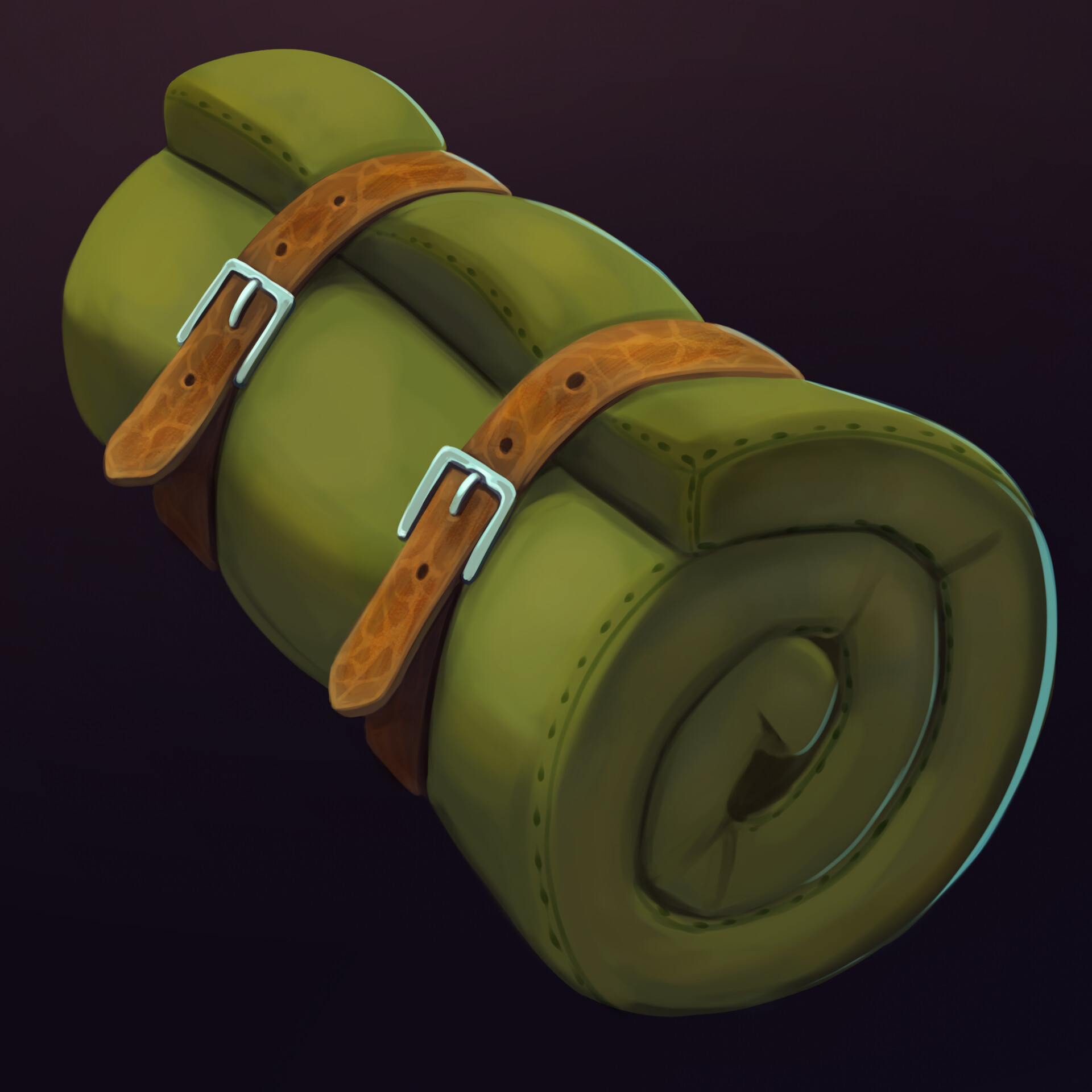 ArtStation - Traveler's bedroll