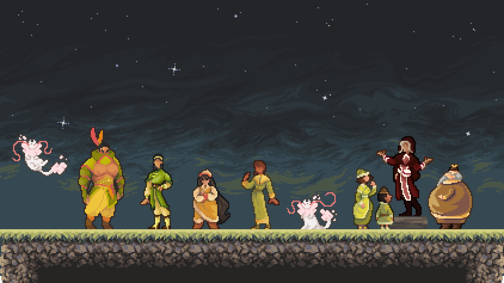Aroa Simón Angón - Azra - Early Game pixel art assets